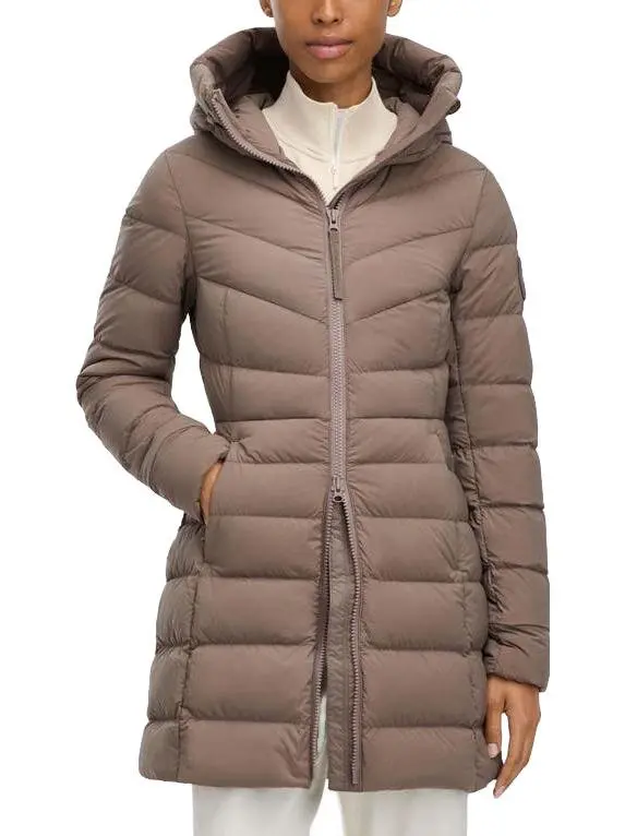 Canada Goose Clair Black Label 750 Fill Power Down Puffer Coat - Taupe Grey