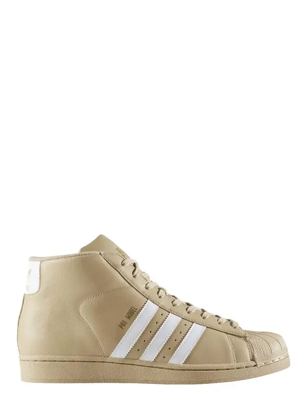 Adidas Pro Model Sneakers - Linen Khaki/footwear White/gold Metallic
