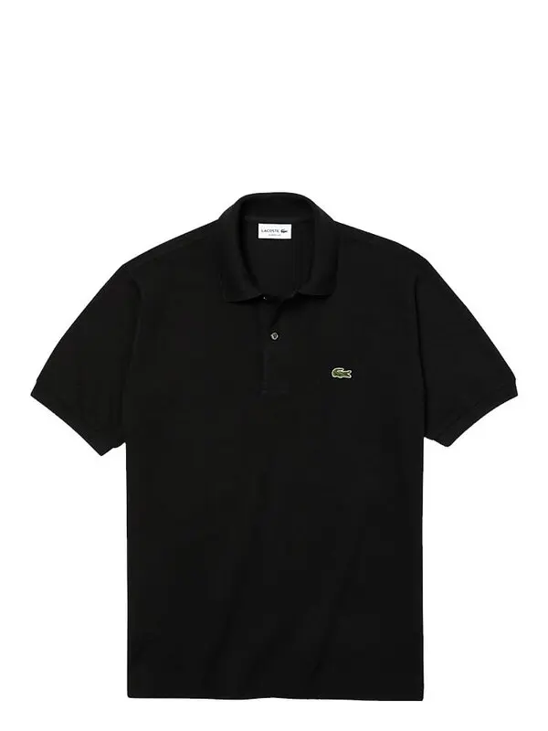 Lacoste Classic Cotton Pique Fashion Polo Shirt - Black