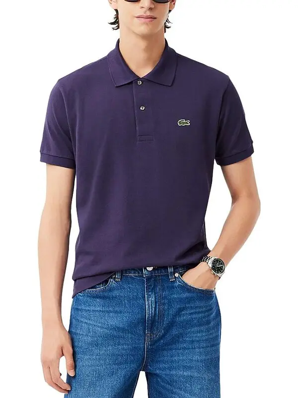 Lacoste Classic Cotton Pique Fashion Polo Shirt - Velvet