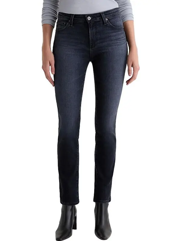 Ag Mari Mid-rise Slim Straight Jeans - Glitch