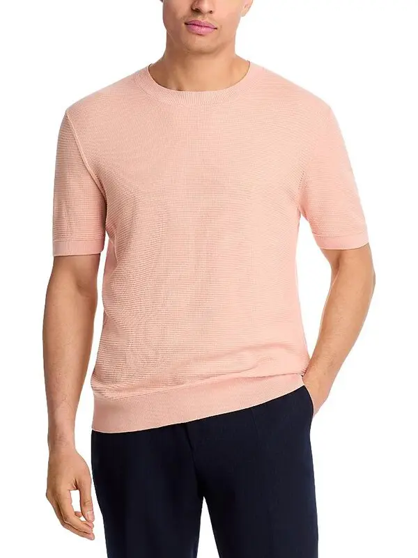 BOSS Ianni Knit Shirt - Light Pastel Pink