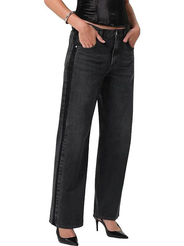 Citizens Of Humanity Lindz Low Rise Easy Straight Leg Jeans - Kuro