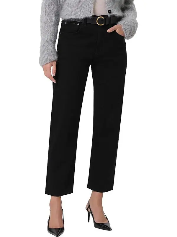 Citizens Of Humanity Delfina High-rise Wide-leg Jeans - Starless