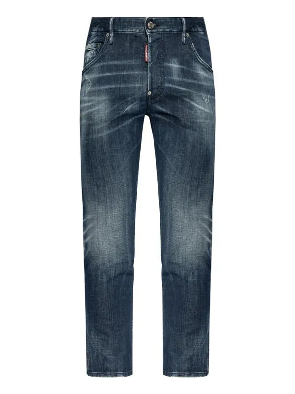 Dsquared2 Cool Guy Distressed Jeans - Navy Blue