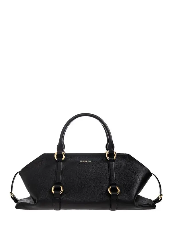 Alexander McQueen Farringdon Medium Hand-held Bag - Black