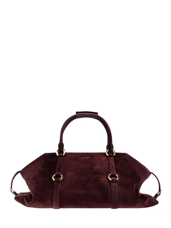 Alexander McQueen Farringdon Maxi Handbag - Burgundy