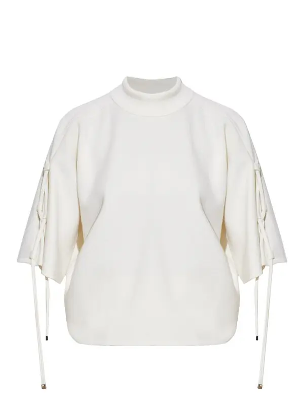 Max Mara Bevanda Wool Sweater - White