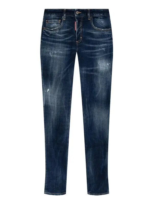 Dsquared2 X Ducati Skinny Jeans - Navy Blue