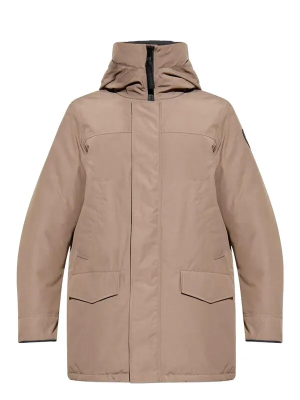 Canada Goose Down Jacket With Hood - Brown
