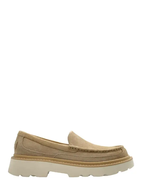 UGG Ascot Suede Leather Loafers - Beige