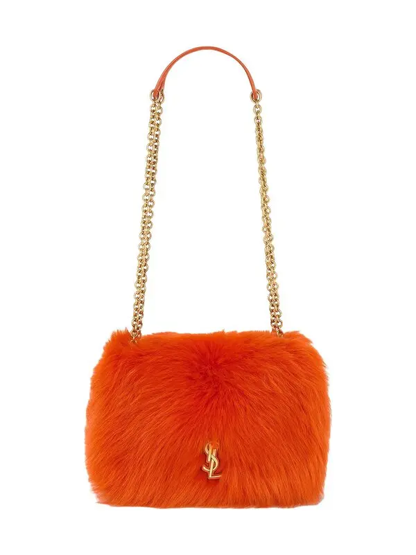 Saint Laurent Mini Jamie Chain Bag - Orange Tarot & Dark Orange Tarot