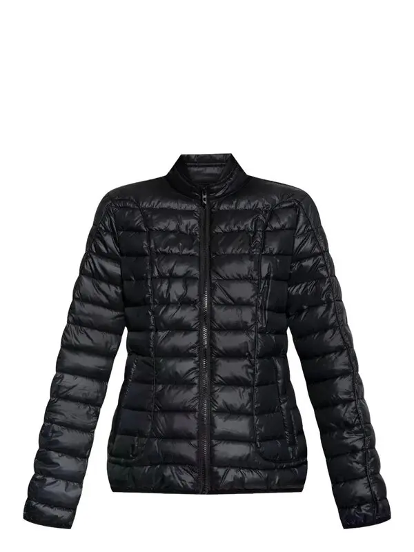 DIESEL Quilted Zip-front Jacket - Black