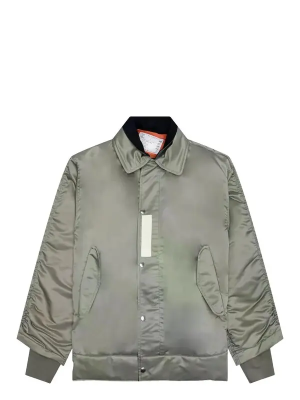 Sacai Pocketed Bomber Jacket - Green