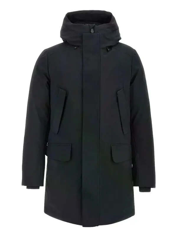 SAVE THE DUCK Hooded Padded Coat - Black