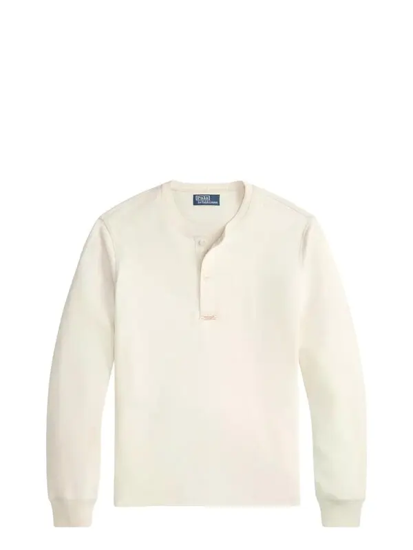 Ralph Lauren Button Placket Sweatshirt - Neutrals