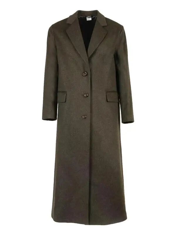 Aspesi Three-button Wool Coat - Green