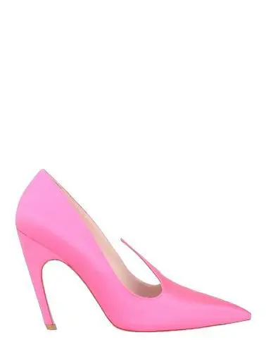 ROGER VIVIER Emerald Satin Pumps - Pink