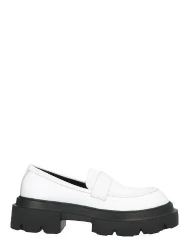 TOSCA BLU Leather Loafers - White