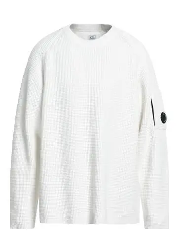 C.P. COMPANY Crewneck Sweater - White