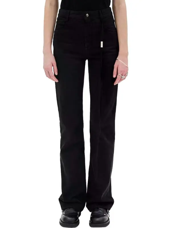 ANN DEMEULEMEESTER Ona Flared Trousers - Black