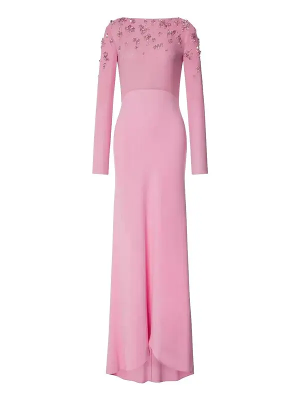 Alberta Ferretti Crepe Dress - Pink