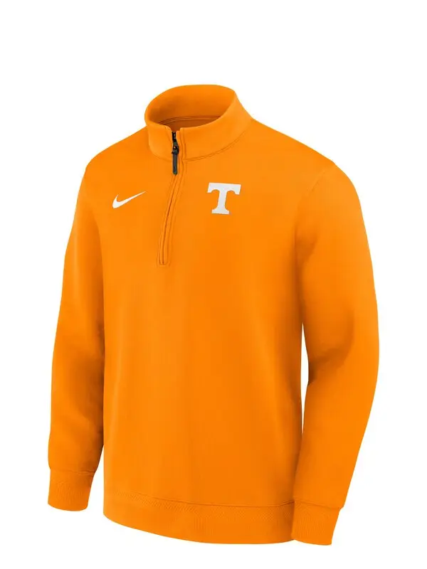 Nike Tennessee Coaches Dri-fit College Long-sleeve 1/2-zip Top - Orange