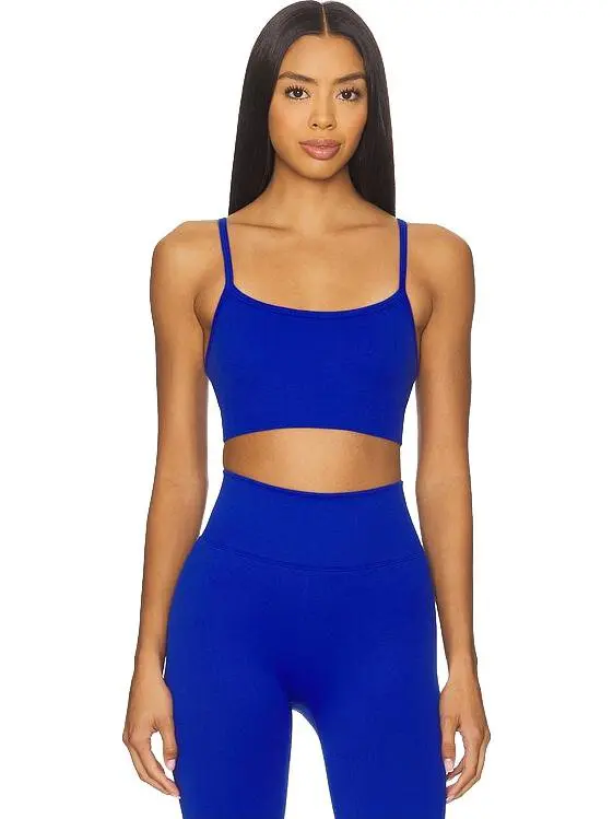 WELLBEING + BEINGWELL Stretchwell Emery Sports Bra In Blue - Cobalt