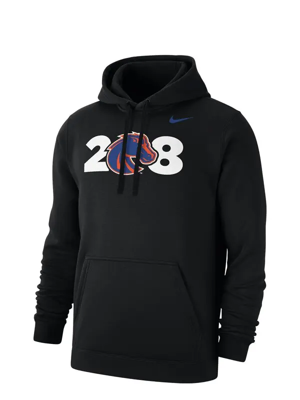 Nike Club Fleece Football Pullover Hoodie - Black