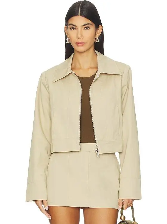 MADISON THE LABEL Nikolas Beige Jacket - Tan