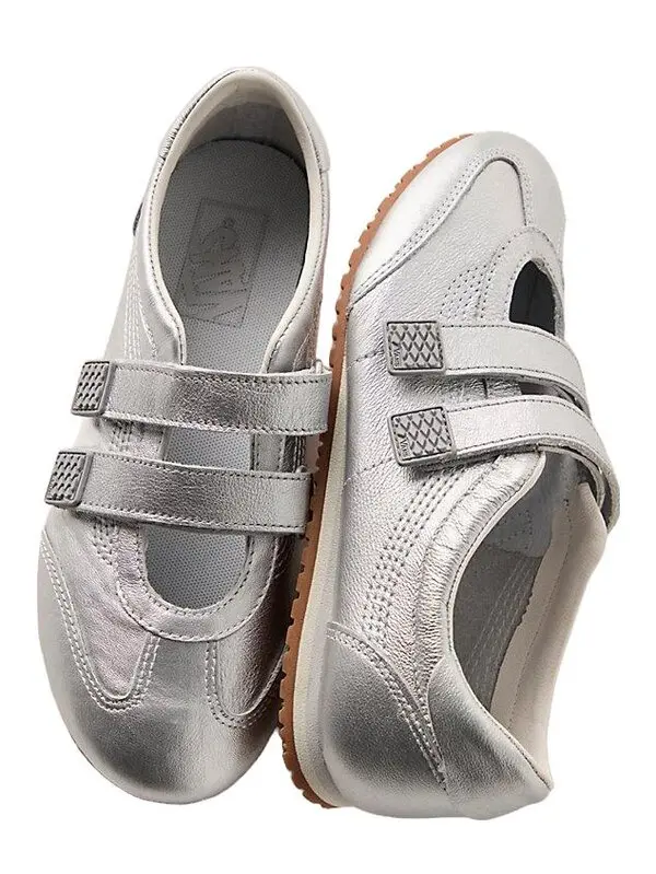 VANS Lx Mary Jane Slip-on Sneakers - Silver