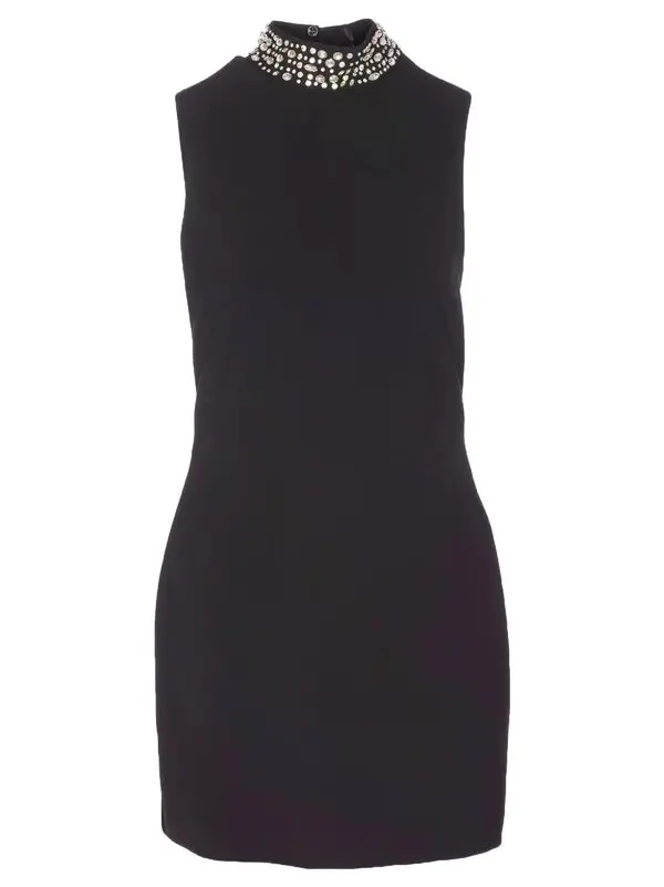 Liu Jo Crystal-embellished Mini Dress - Black