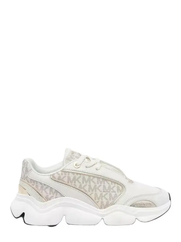 Michael Kors Rennty Logo-panels Chunky Sneakers - Neutrals