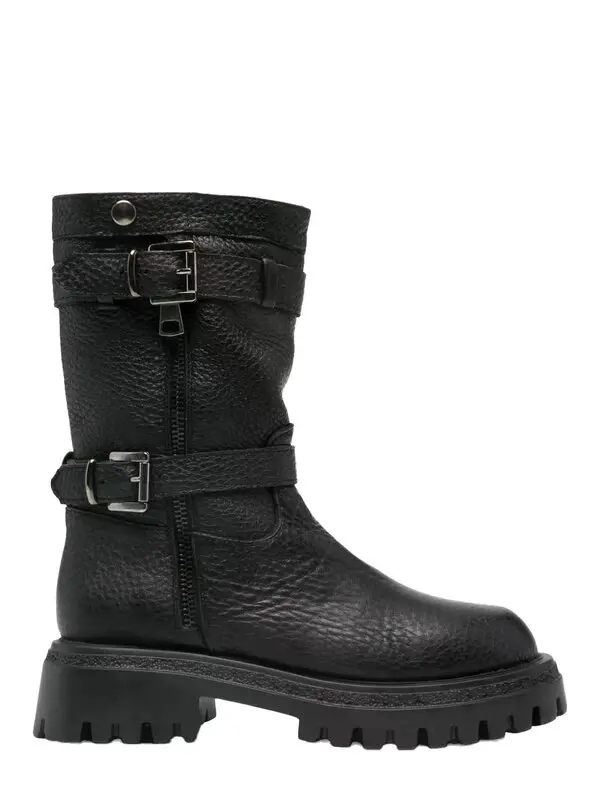 GISEL MOIRE Norvegia Boots - Black
