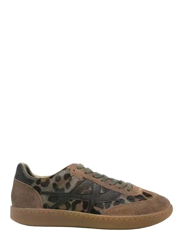 Ash Leopard Print Sneakers - Brown