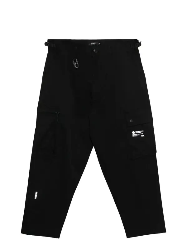 Izzue Logo-patched Trousers - Black