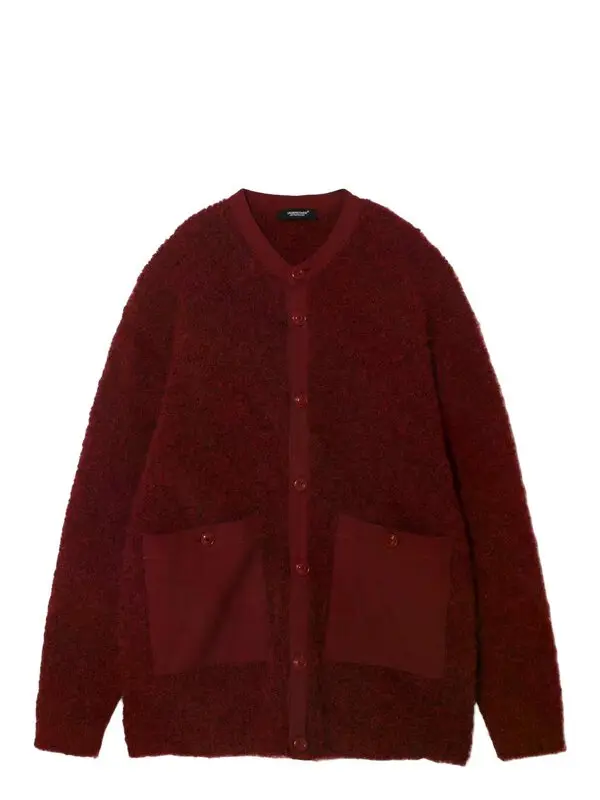 UNDERCOVERISM Round-neck Cardigan With Patch Pockets - Red