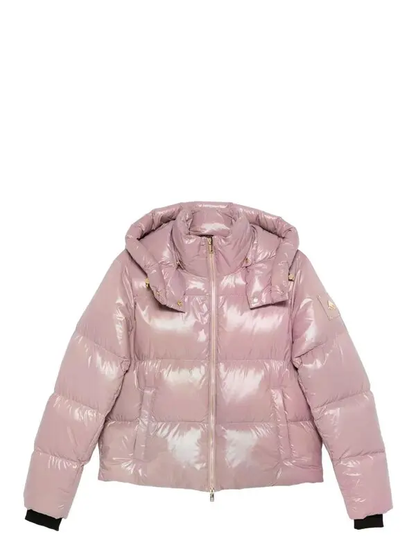 Moose Knuckles Hooded Puffer Jacket - Pink