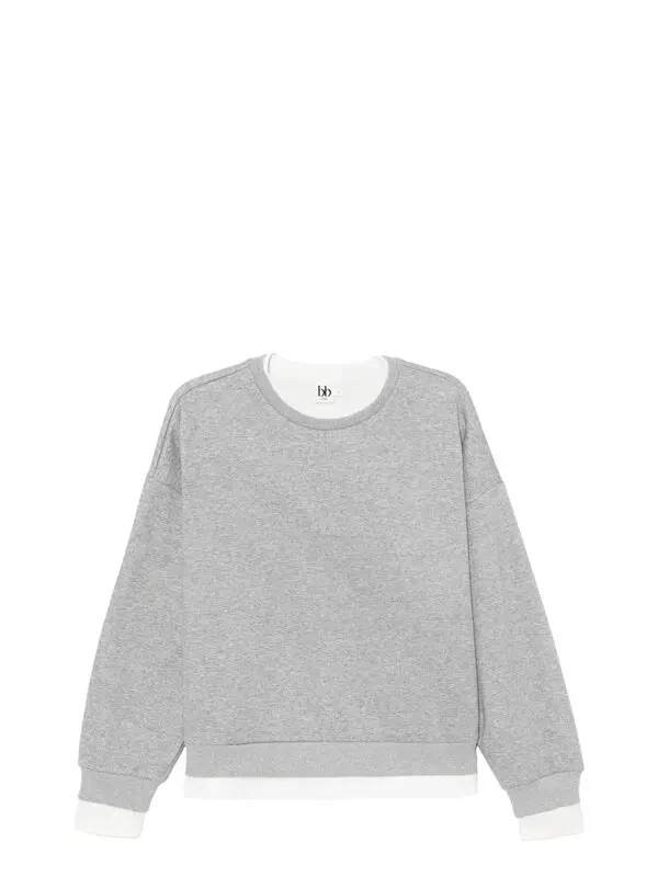 B+AB Layered Sweatshirt - Grey