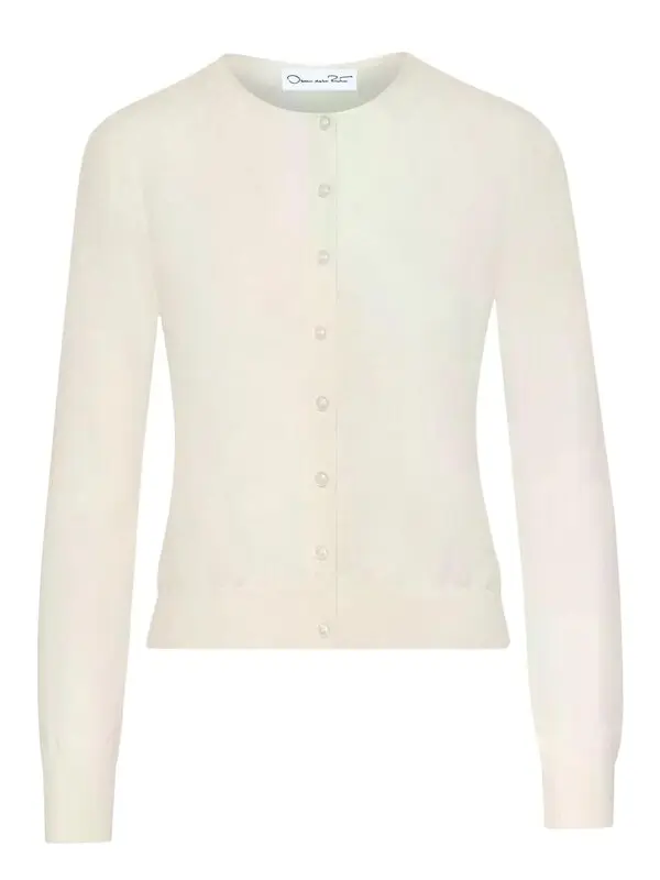 Oscar De La Renta Button-front Cardigan - White