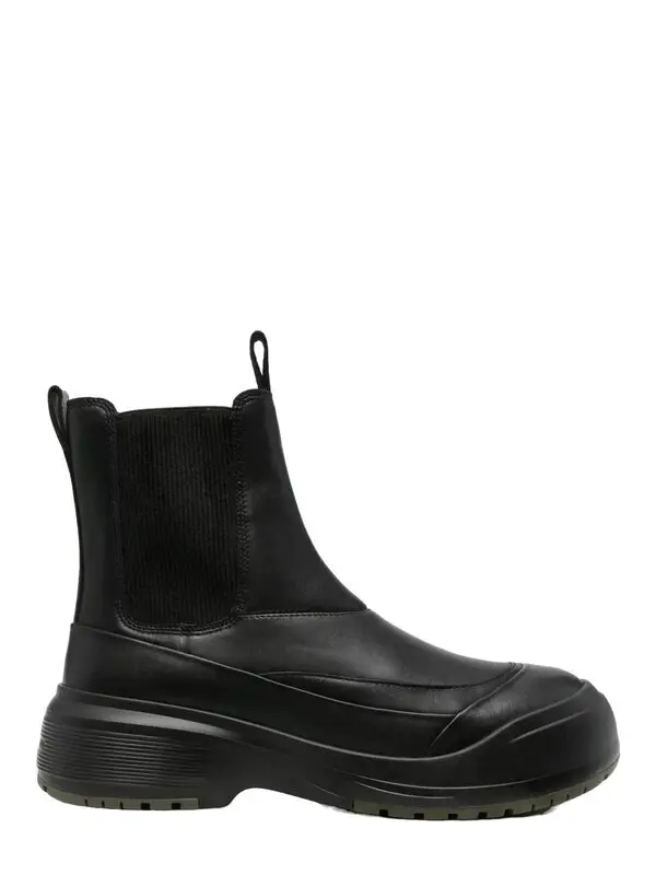 Emporio Armani Chunky Crust Ankle Boots - Black