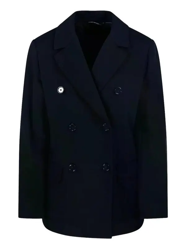 Max Mara Double-breasted Coat - Black
