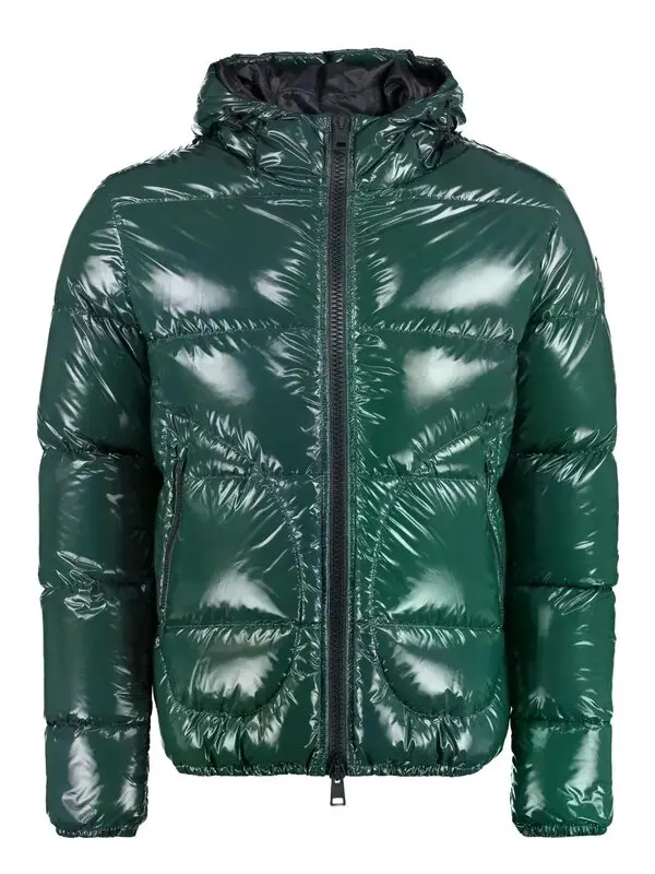 Herno Drawstring-hood Puffer Jacket - Green