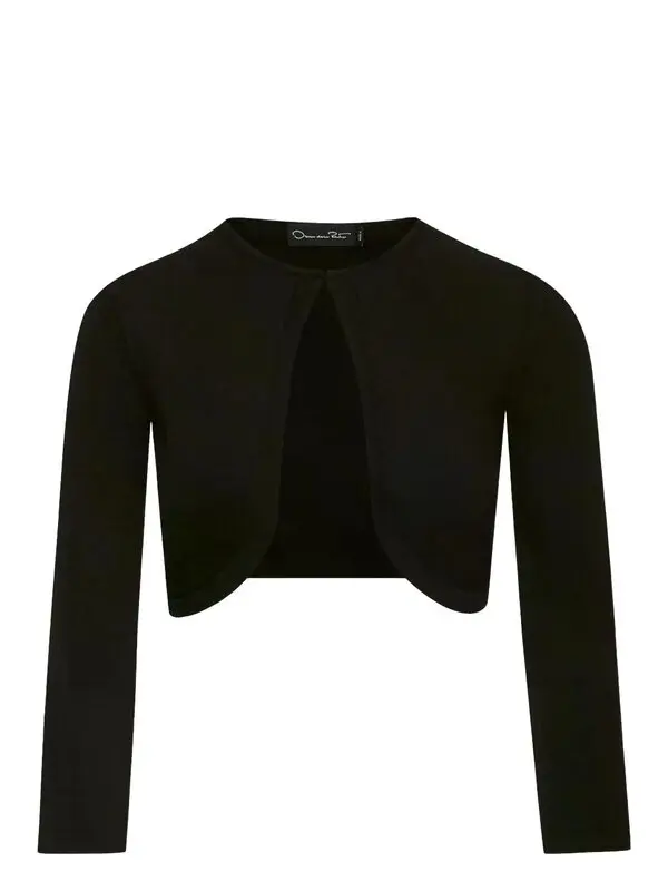 Oscar De La Renta Round-neck Bolero - Black