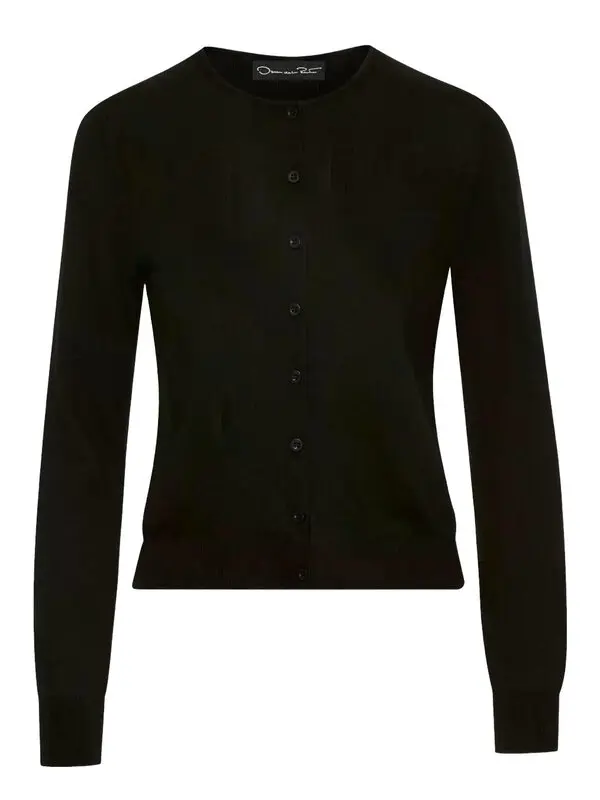 Oscar De La Renta Button-front Cardigan - Black