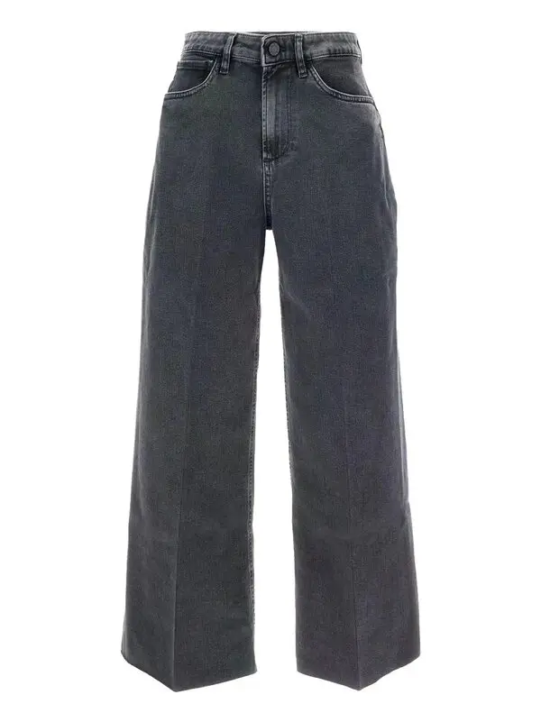3x1 High-waist Wide-leg Jeans - Black