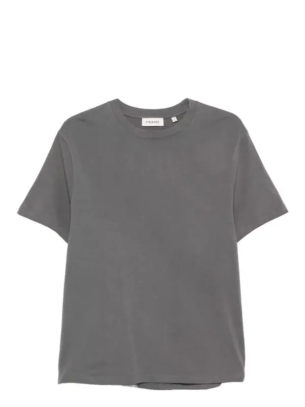 FRAME Logo-print T-shirt - Grey