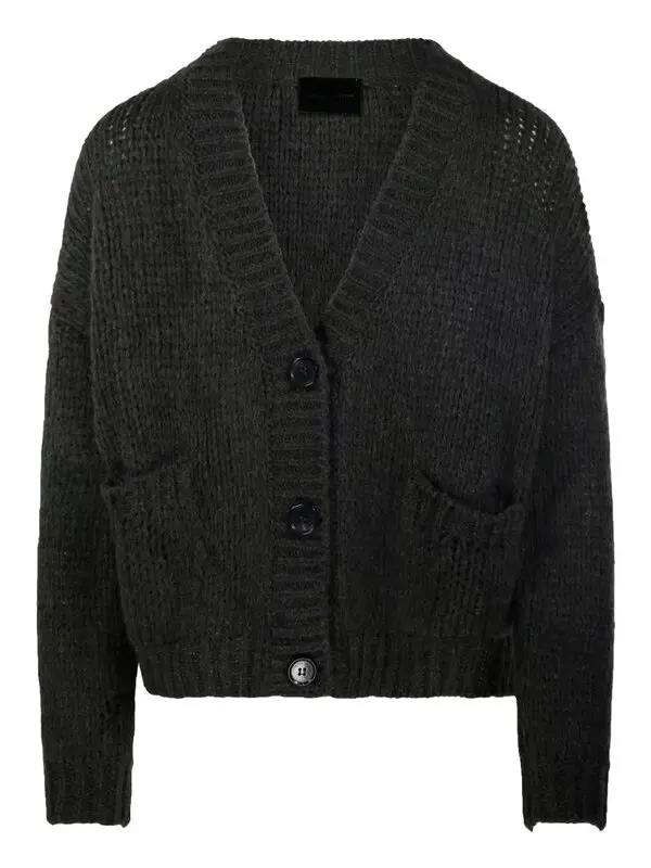 ROBERTO COLLINA Front-pockets Cardigan - Green