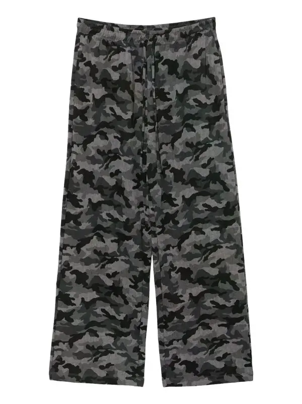 B+AB Camouflage-print Trousers - Black