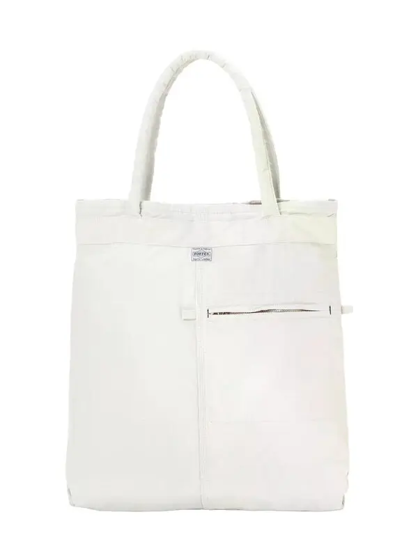 PORTER-YOSHIDA & CO Pocket-detail Tote Bag - White